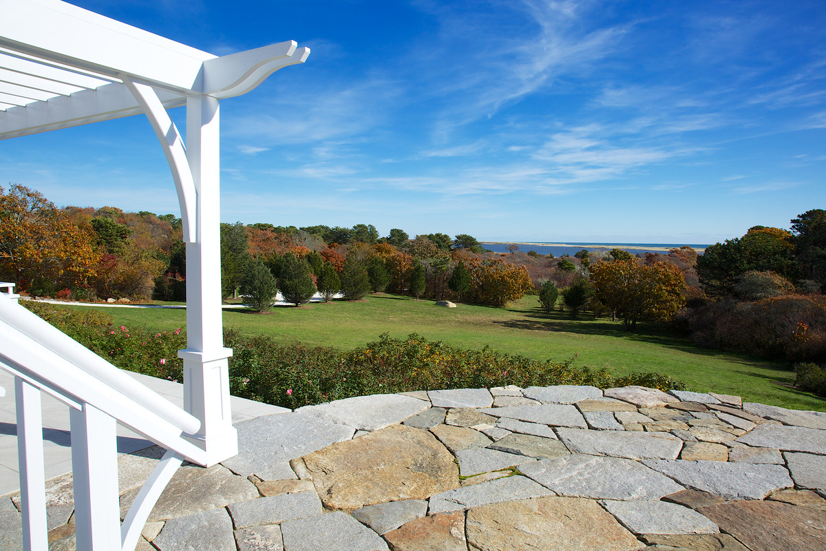 Chilmark Pond from Sax House - Digital Commonwealth