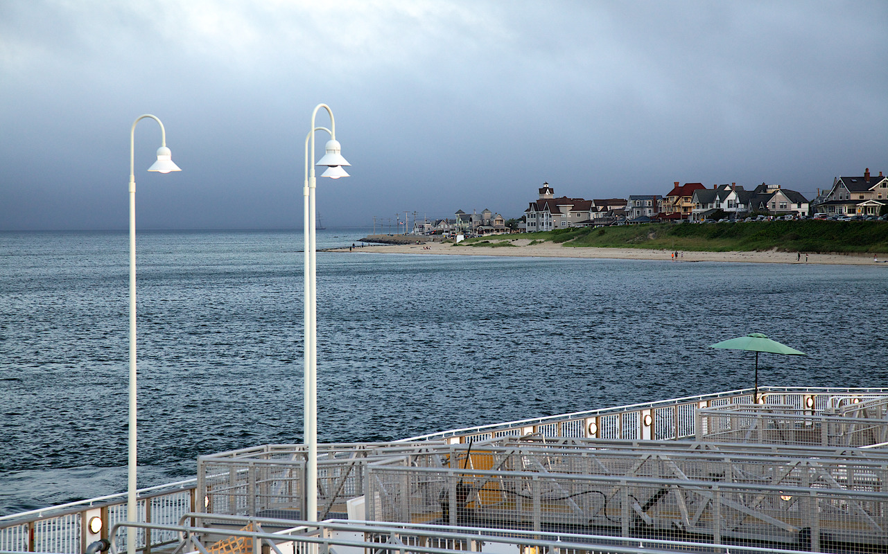 Oak Bluffs from Ferry - Digital Commonwealth