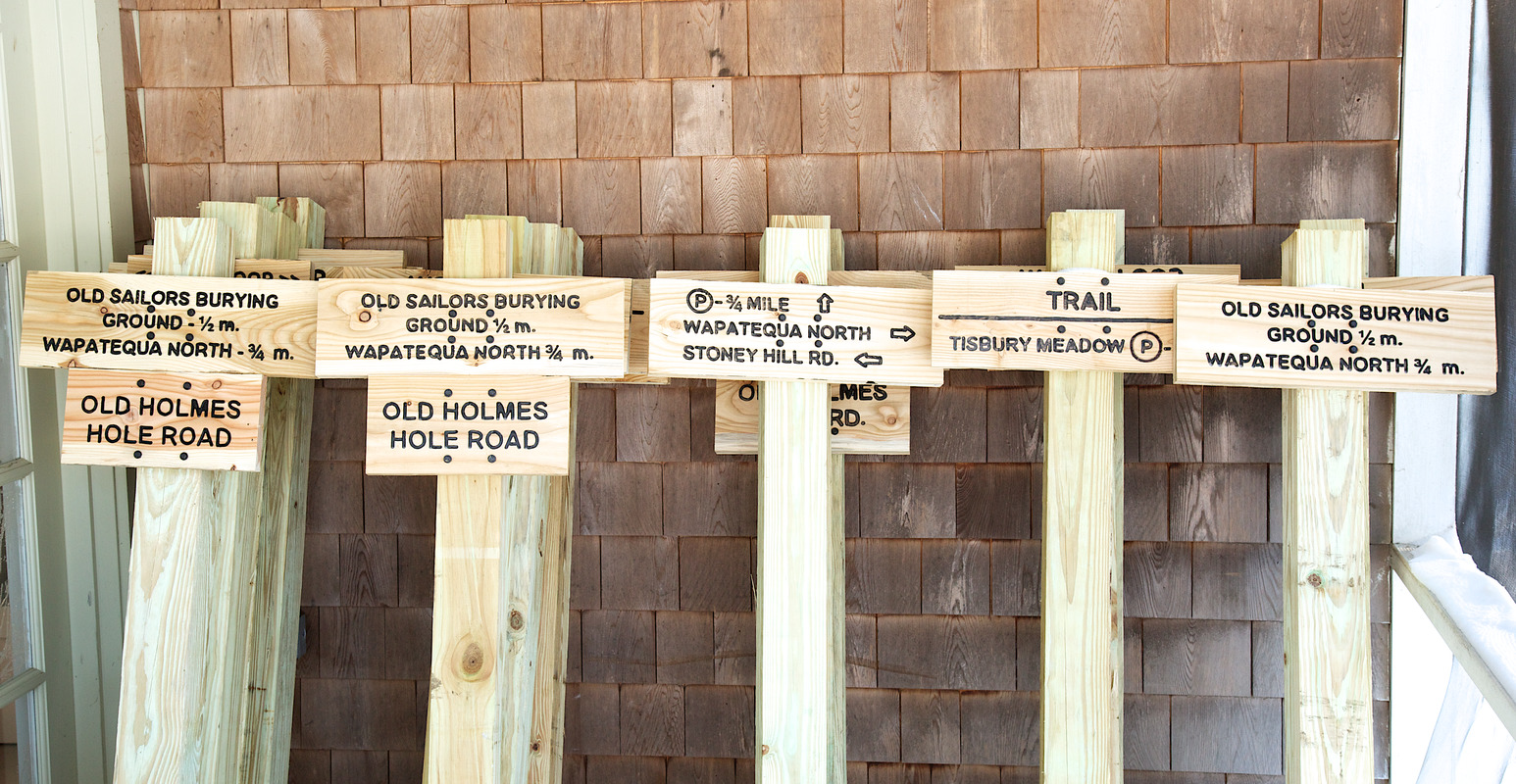 Tisbury Meadows - Land Bank Signs - Digital Commonwealth