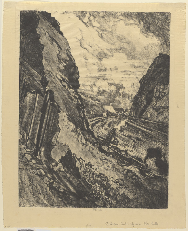 The cut toward Culebra - Digital Commonwealth