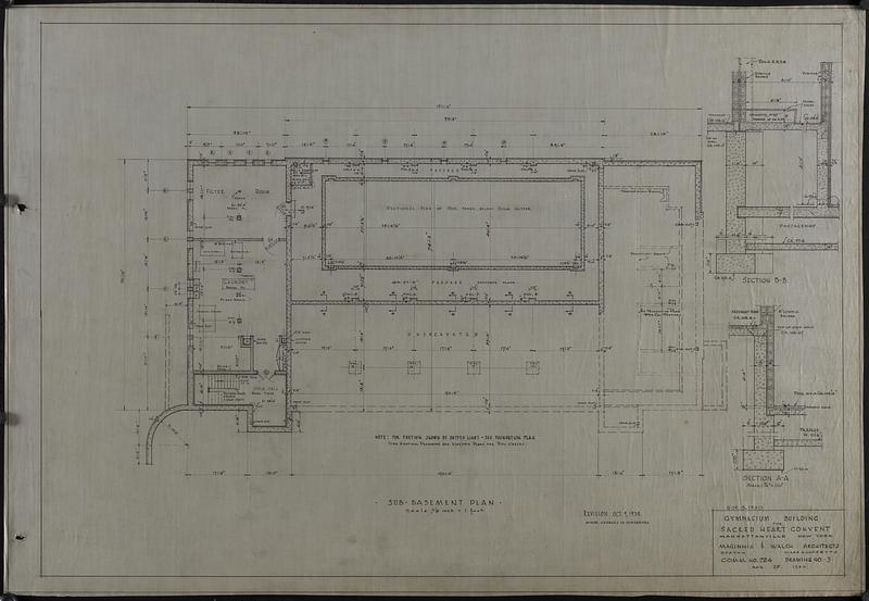 Sub-basement plan - Digital Commonwealth