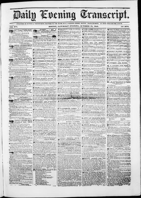 Daily Evening Transcript - Digital Commonwealth