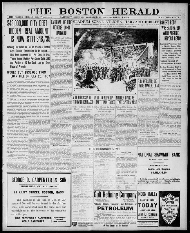 The Boston Herald. November 30, 1907 - Digital Commonwealth