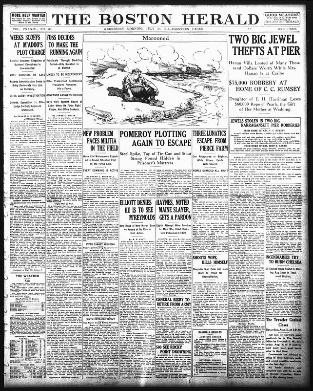 The Boston Herald. July 30, 1913 - Digital Commonwealth