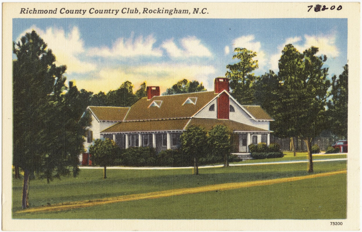 Richmond County Country Club, Rockingham, N.C. - Digital Commonwealth