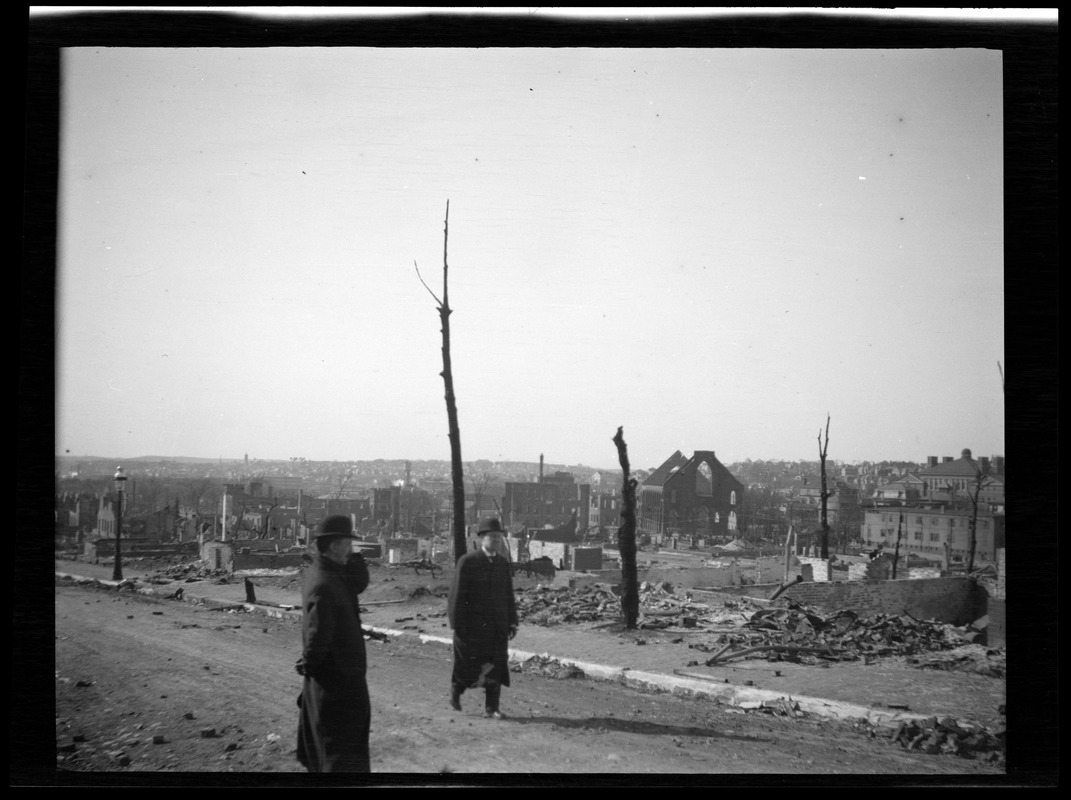 Ruins of the Great Chelsea Fire - Digital Commonwealth