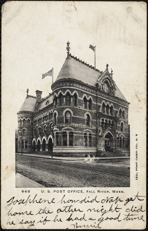 U.S. Post Office, Fall River, Mass. - Digital Commonwealth