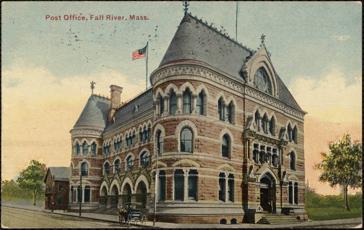 Post Office, Fall River, Mass. - Digital Commonwealth