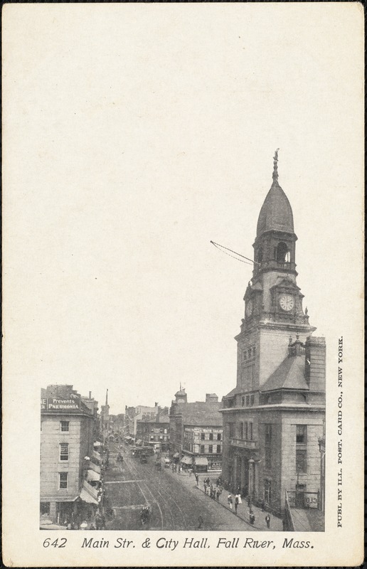 Main Str. & City Hall, Fall River, Mass. - Digital Commonwealth