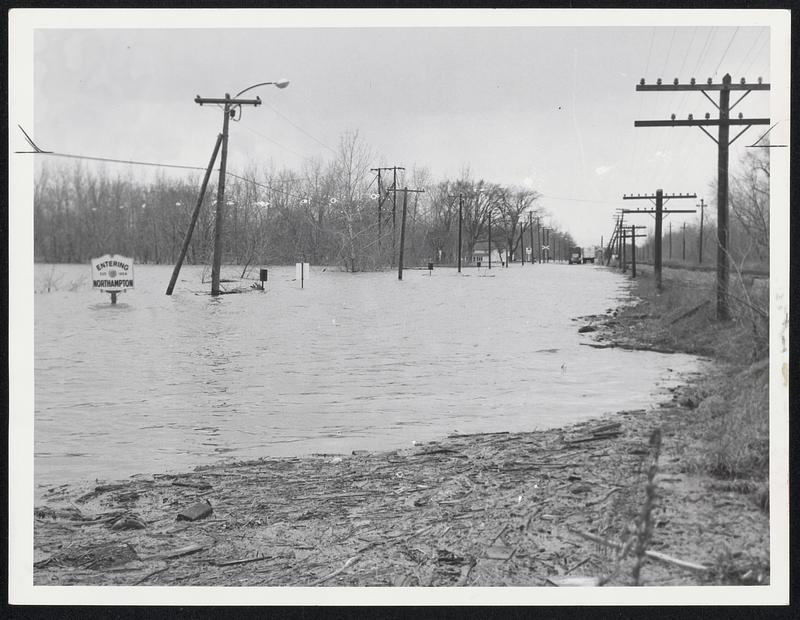 Several Feet of water covered Rte. 5, major north-south highway, in ...