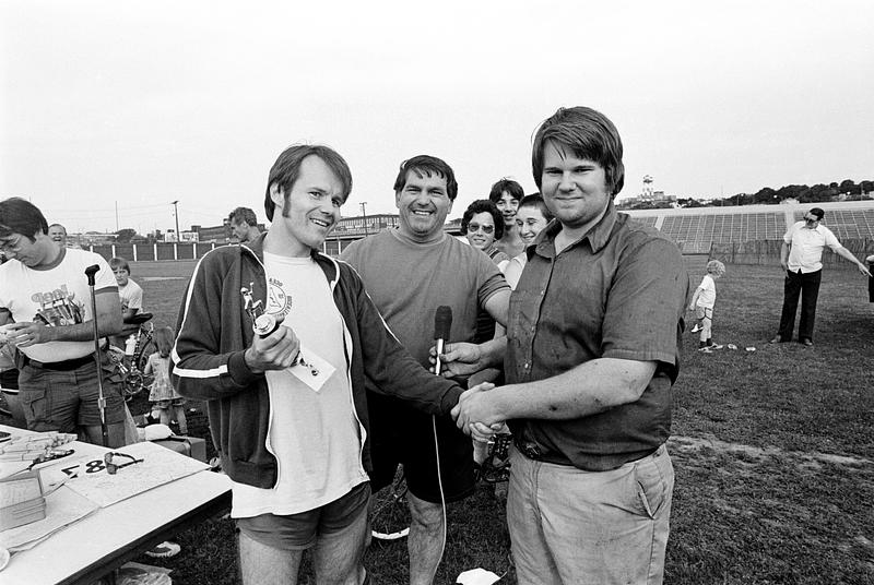 Stephen Quigley at the Chelsea Record road race - Digital Commonwealth