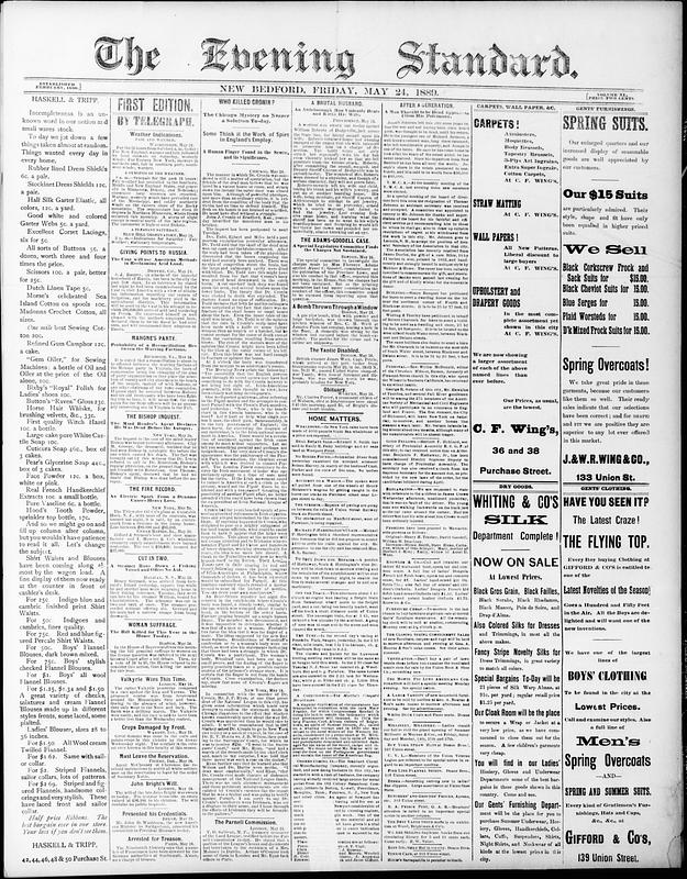 Evening Standard. May 24, 1889 - Digital Commonwealth