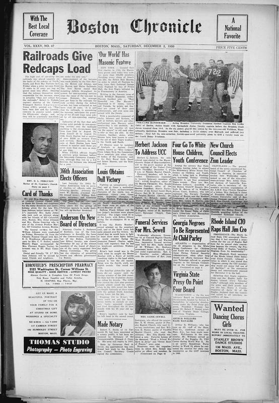 Boston Chronicle. December 02, 1950 - Digital Commonwealth