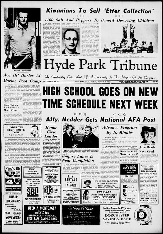 Hyde Park Tribune. October 09, 1964 - Digital Commonwealth