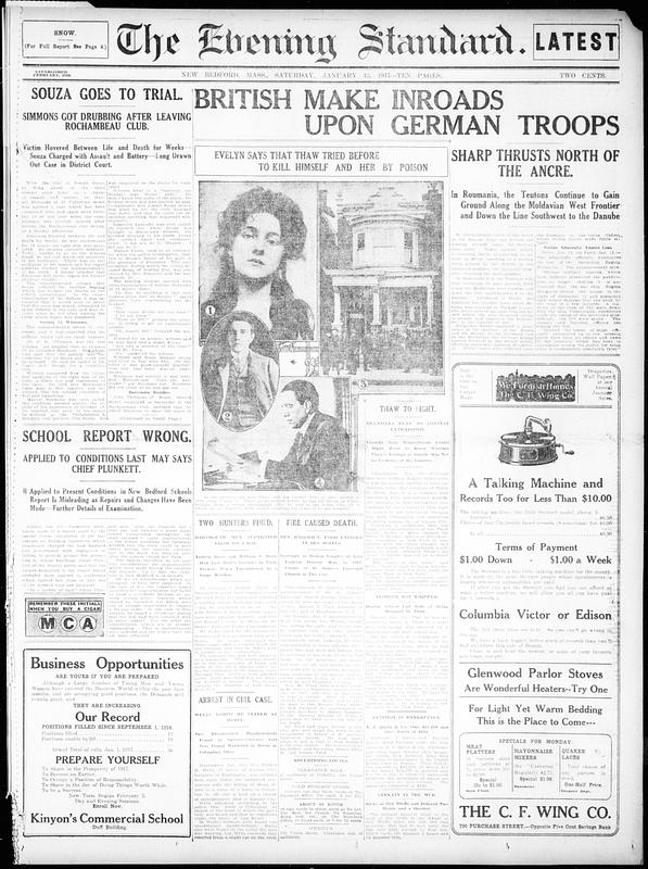 Evening Standard. January 13, 1917 - Digital Commonwealth