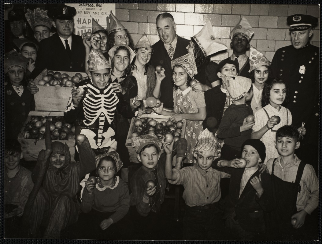 Commissioner Joseph F. Timilty in center. Supt. Edward Fallon on far ...