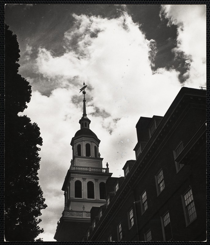 Lowell House tower Harvard, Camb - Digital Commonwealth