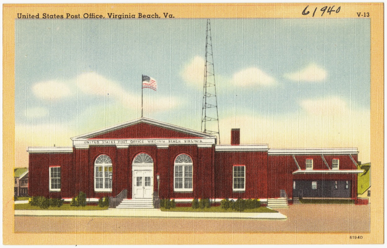 United States Post Office, Virginia Beach, Va. - Digital Commonwealth