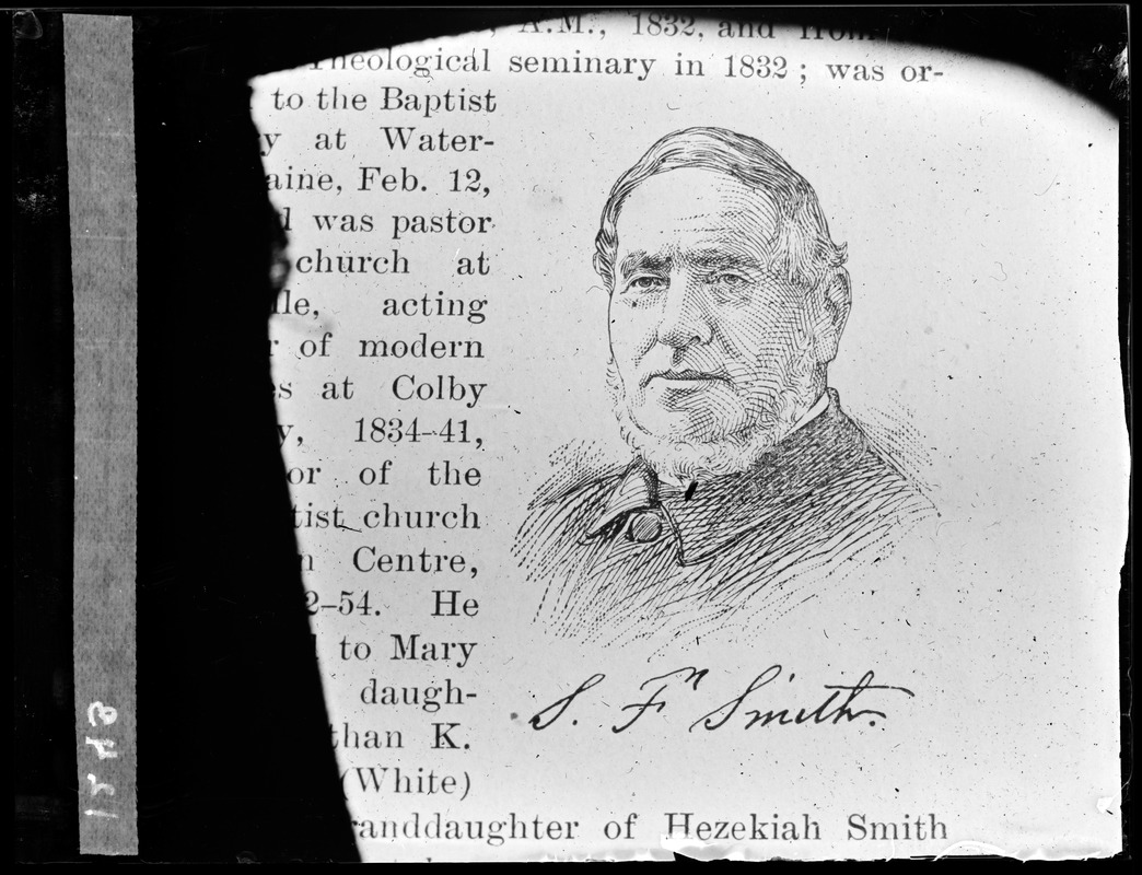 Reverend S. F. Smith - Digital Commonwealth