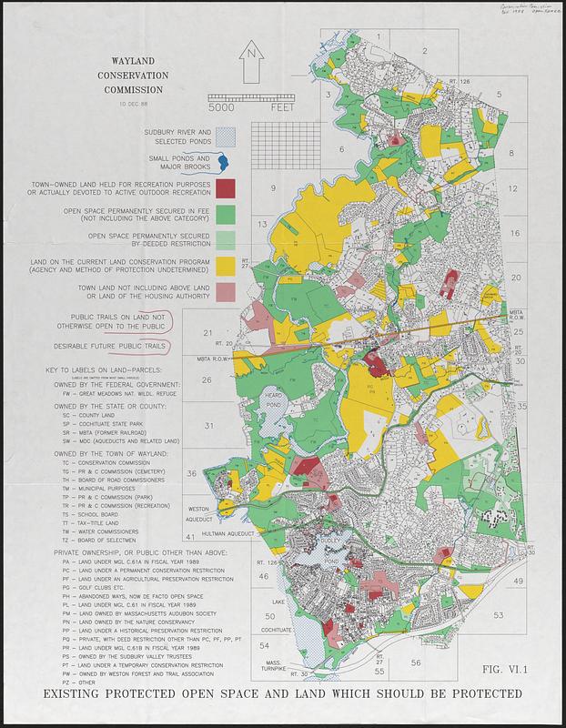 Existing protected open space and land which should be protected - Digital Commonwealth