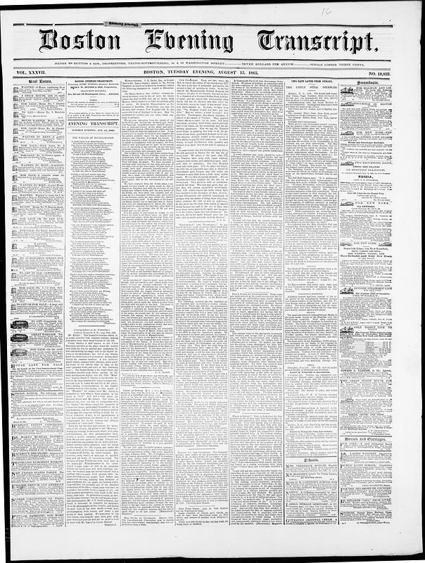 Boston Evening Transcript - Digital Commonwealth