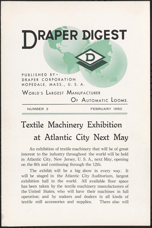 Draper digest. no. 3 - Digital Commonwealth