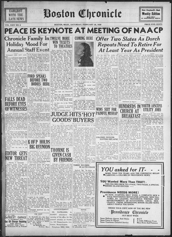 Boston Chronicle. February 25, 1939 - Digital Commonwealth