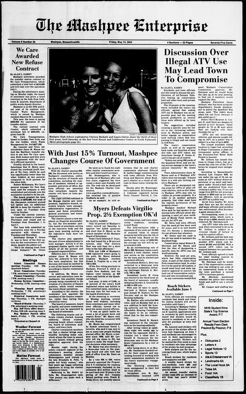The Mashpee Enterprise. May 14, 2004 - Digital Commonwealth