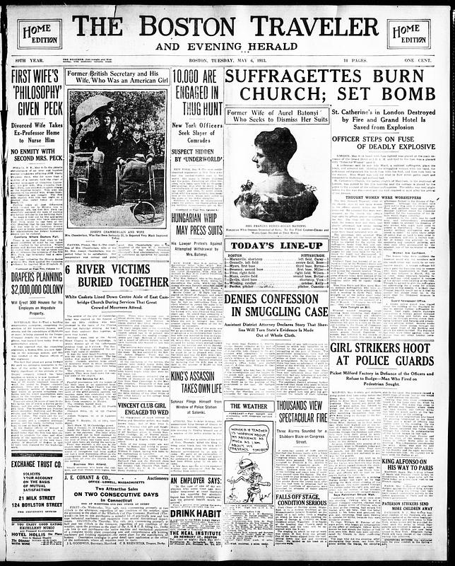 Boston Traveler and Evening Herald. May 06, 1913 - Digital Commonwealth