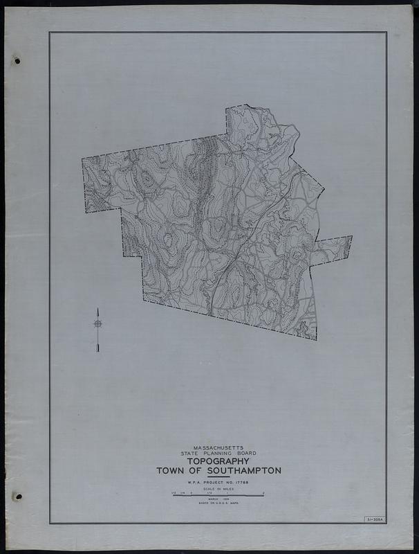 Topography Town of Southampton - Digital Commonwealth