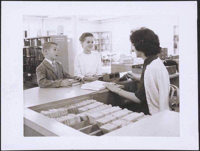 Sharon Public Library, children's library - Digital Commonwealth