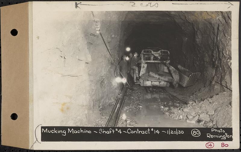 Contract No. 14, East Portion, Wachusett-Coldbrook Tunnel, West ...