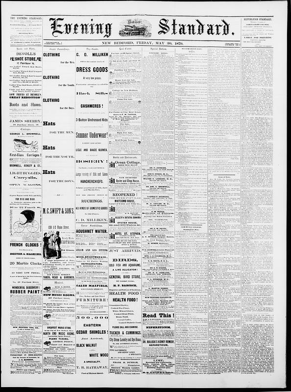 Evening Standard. May 30, 1879 - Digital Commonwealth
