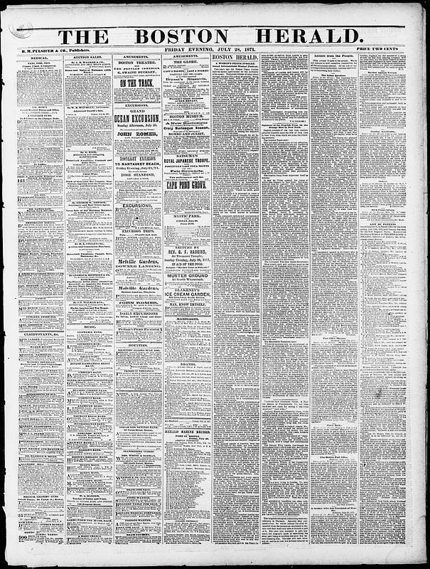 The Boston Herald. July 28, 1871 - Digital Commonwealth