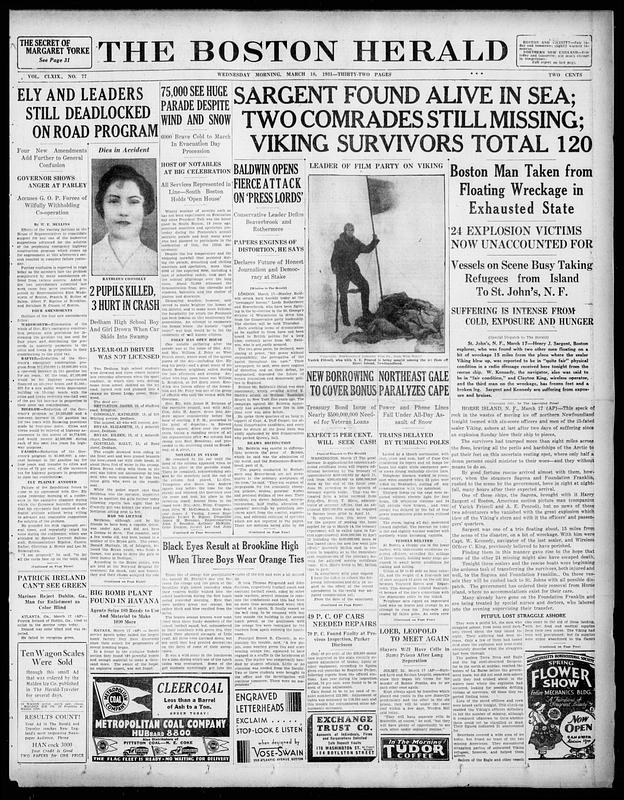 Boston Herald. March 18, 1931 - Digital Commonwealth