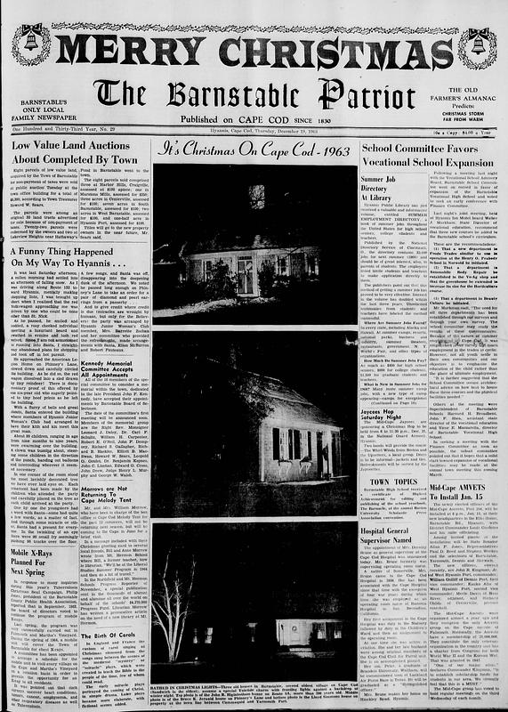 Barnstable Patriot. December 19, 1963 - Digital Commonwealth