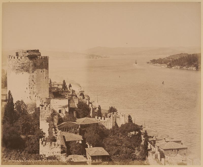 Vue du Bosphore, prise des Chateaux d' Europs - Digital Commonwealth