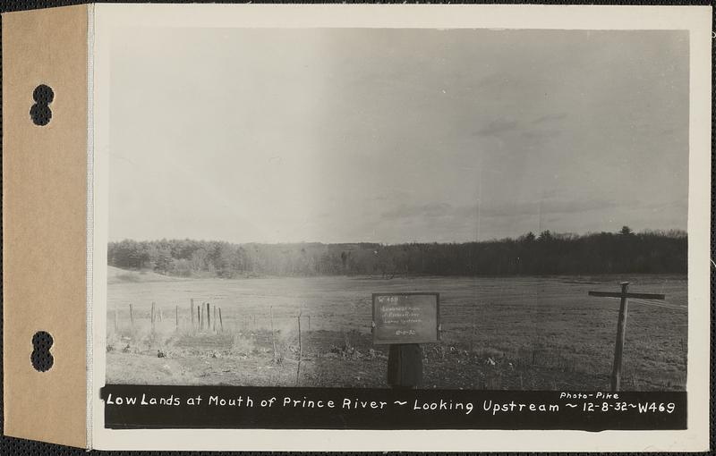 Prince River low lands at mouth, looking upstream, Worcester County ...