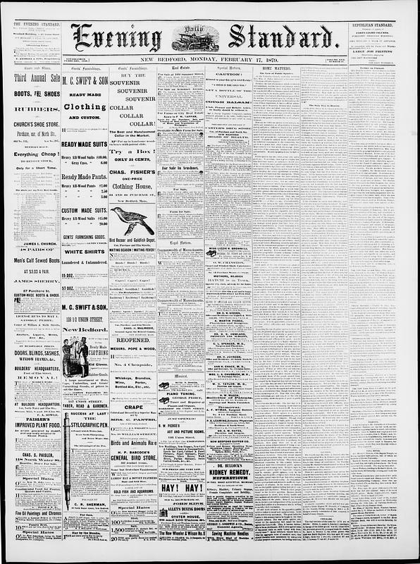 Evening Standard. February 17, 1879 - Digital Commonwealth