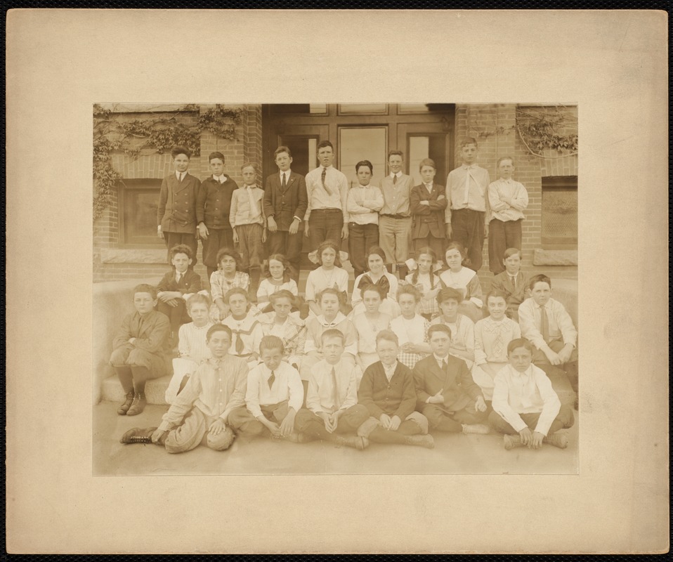 Room 4, grade VII, Hood School - Digital Commonwealth