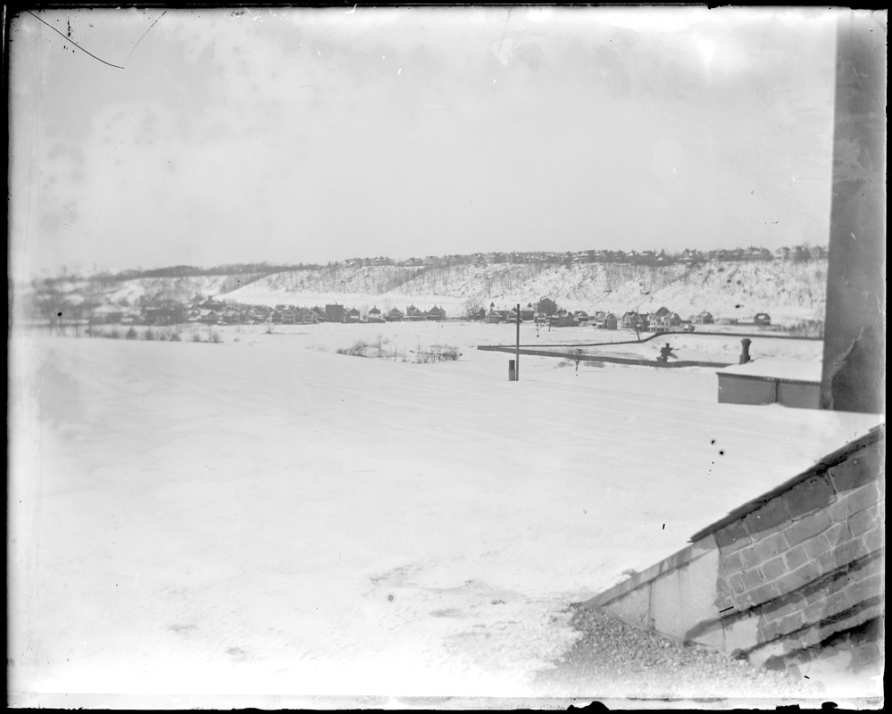 Winter scene in Springdale - Digital Commonwealth