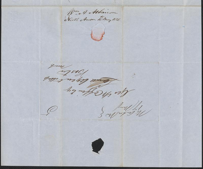 William A. Atkinson to George Coffin, 16 May 1848 - Digital Commonwealth