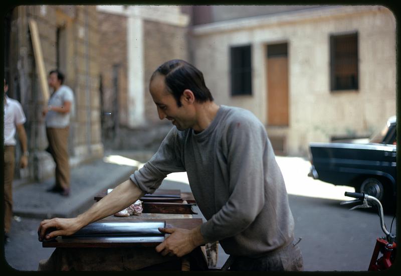 Woodworker, Rome, Italy - Digital Commonwealth