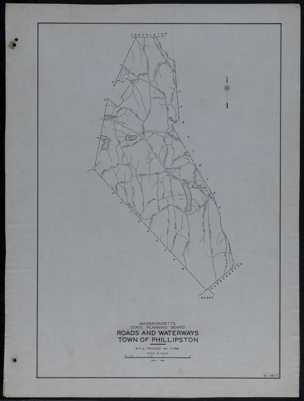 Roads and Waterways Town of Phillipston - Digital Commonwealth