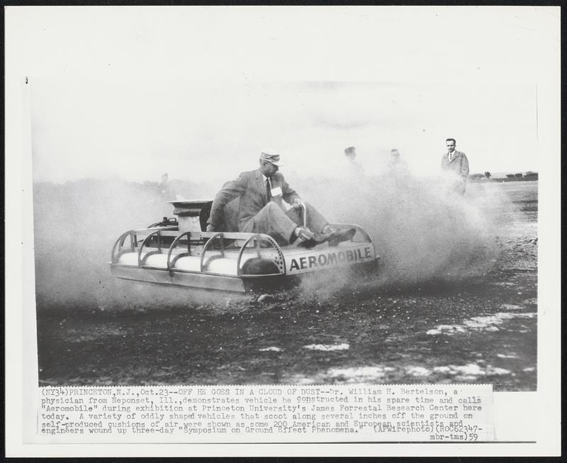 Off He Goes in a Cloud of Dust-- Dr. William H. Bertelson, a physician ...