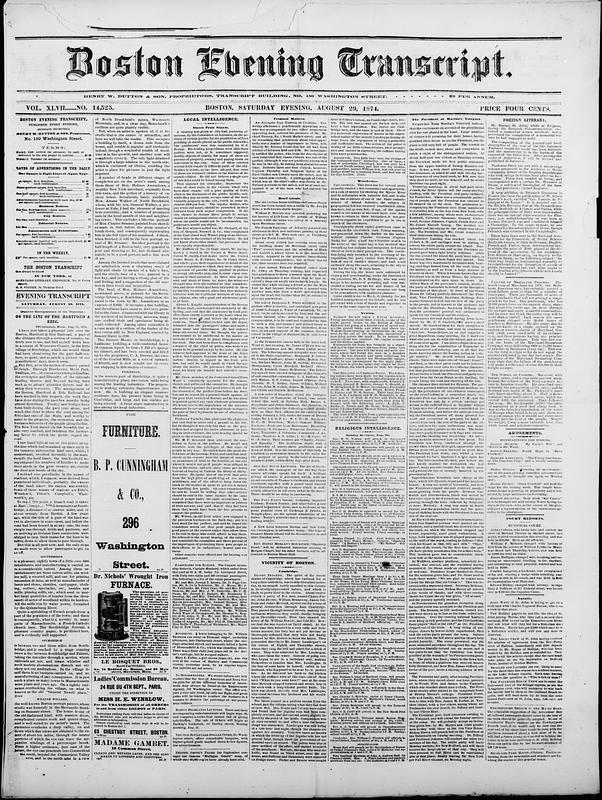 Boston Evening Transcript - Digital Commonwealth