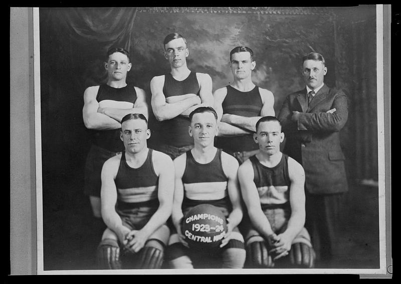 Natick basketball team, champions, Central Mass. Division, 1923-24 ...