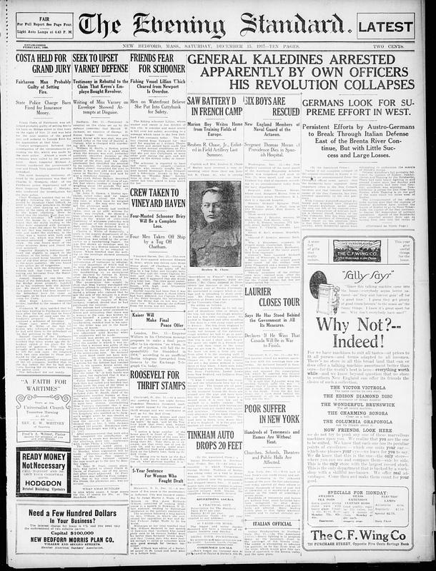 Evening Standard. December 15, 1917 - Digital Commonwealth