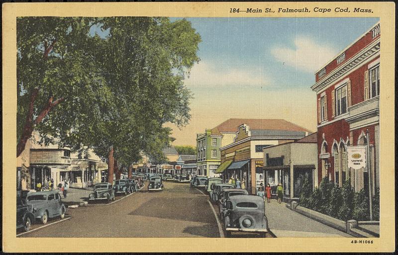 Main St., Falmouth, Cape Cod, Mass. - Digital Commonwealth