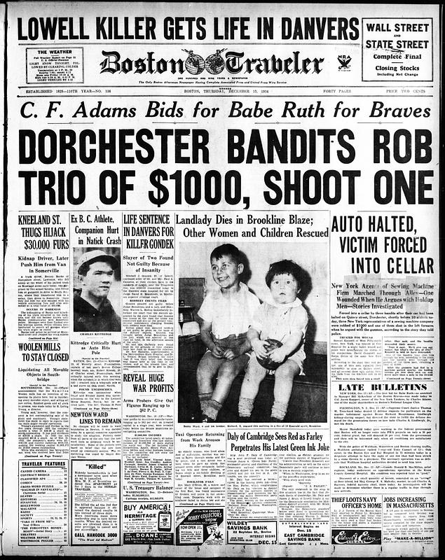 The Boston Traveler. December 13, 1934 - Digital Commonwealth
